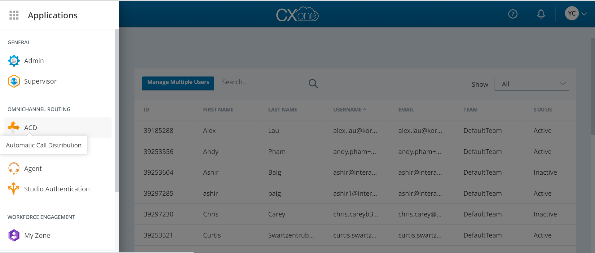 Adding Nice inContact as a Channel - Kore ai Docs
