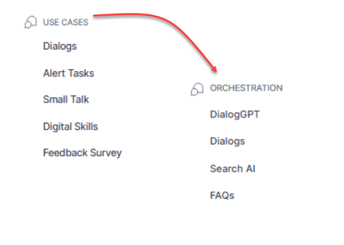 Dialoggpt based navigation - Kore ai Docs