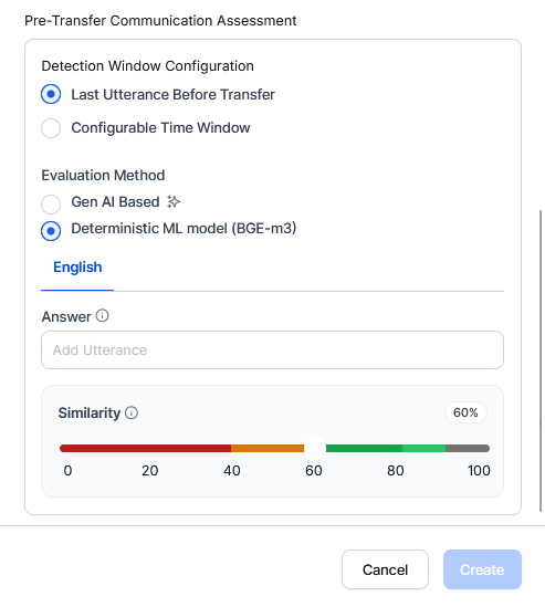 By Transfer - Kore ai Docs