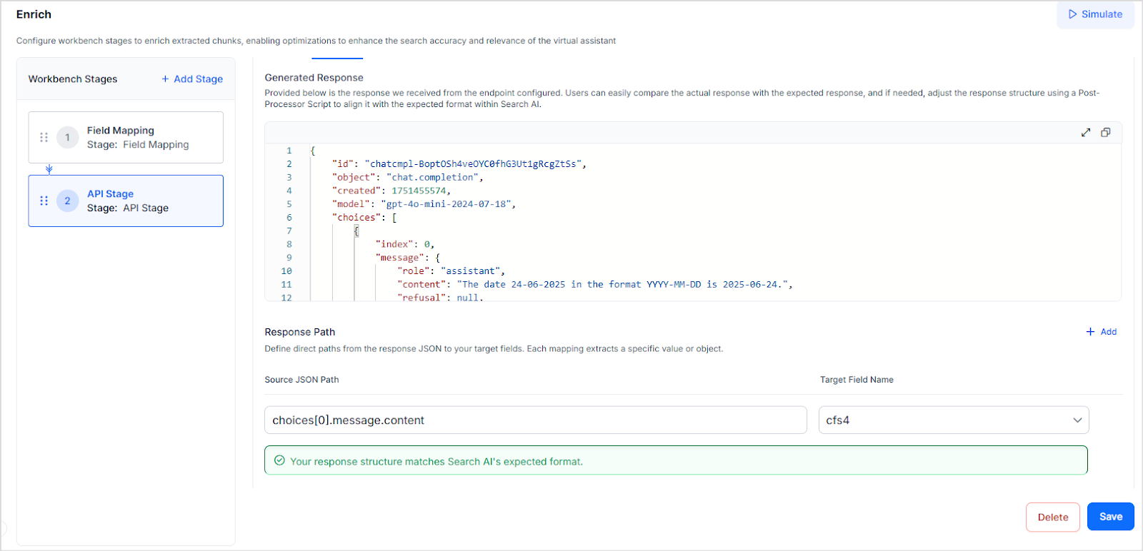 API Stage - Kore ai Docs